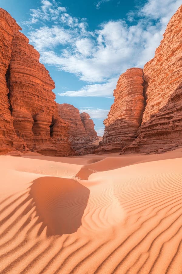 Unique Desert Landforms of Arid Desert in Outback Australia Stock Image ...