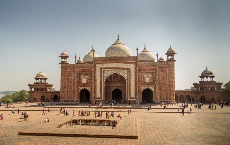Red Sandstone Mosque editorial photo. Image of india - 91555976