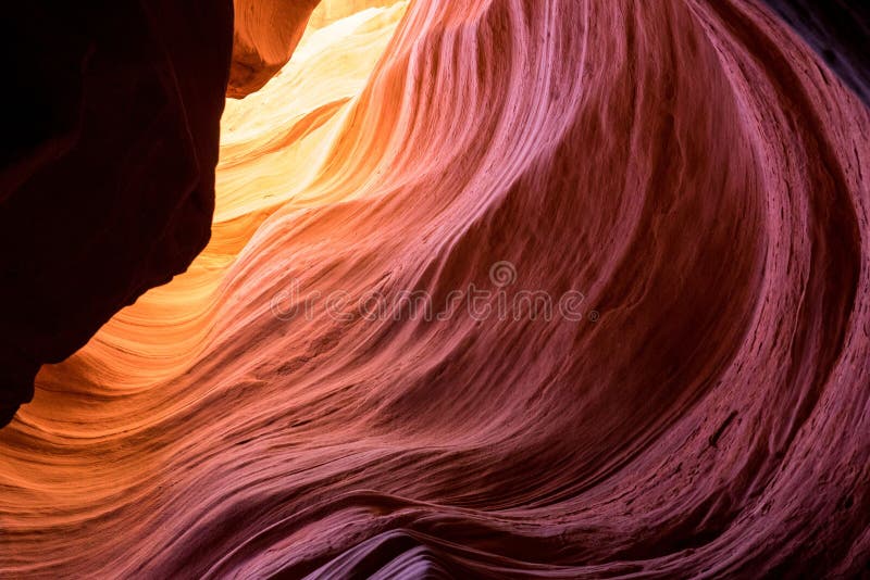 Red Sandstone Texture of the Lower Antelope Canyon - Great for a ...