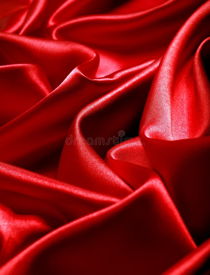 Elegant soft red satin stock image. Image of flower, textile - 19463789