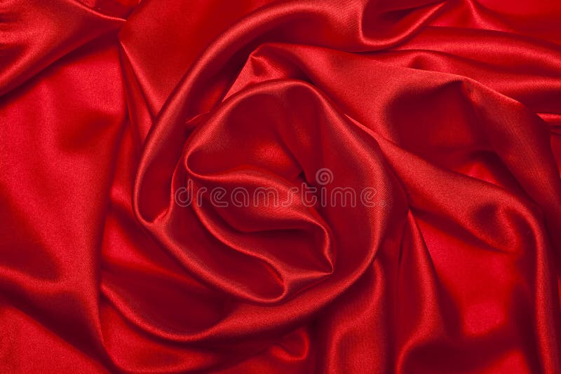 Red Satin/Silk Fabric 1 stock photo. Image of background - 424694