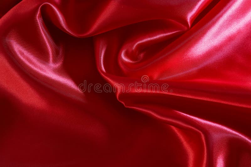 Red Satin Cloth Fills in a Whole Screen Stock Photo - Image of cloth ...