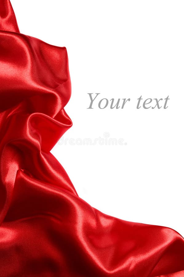 Red satin fabric stock image. Image of abstract, smooth - 19932399
