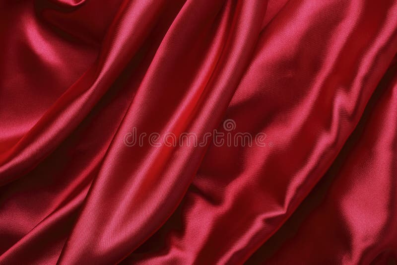 Red Satin/Silk Fabric 1 stock photo. Image of background - 424694