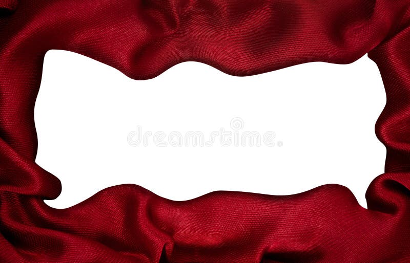 Red satin frame stock photo. Image of silk, material - 28520306