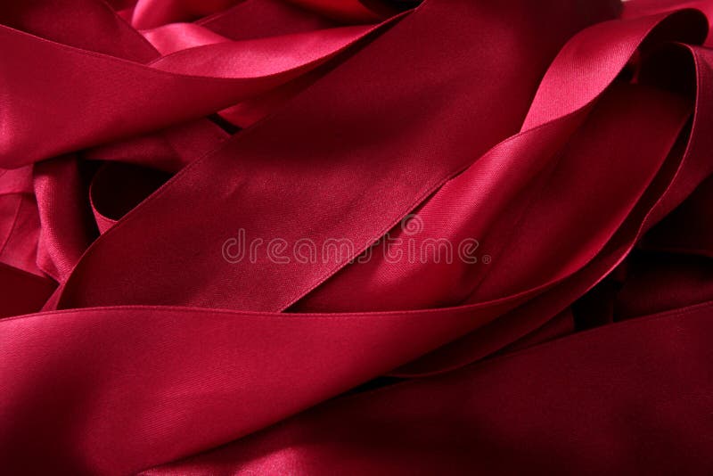Satin Ribbons and Polished Gems Stock Image - Image of purple, jewelry ...