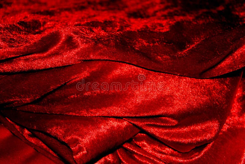 Red Satin or Silk Abstract Background with Wave Pattern Stock Photo ...