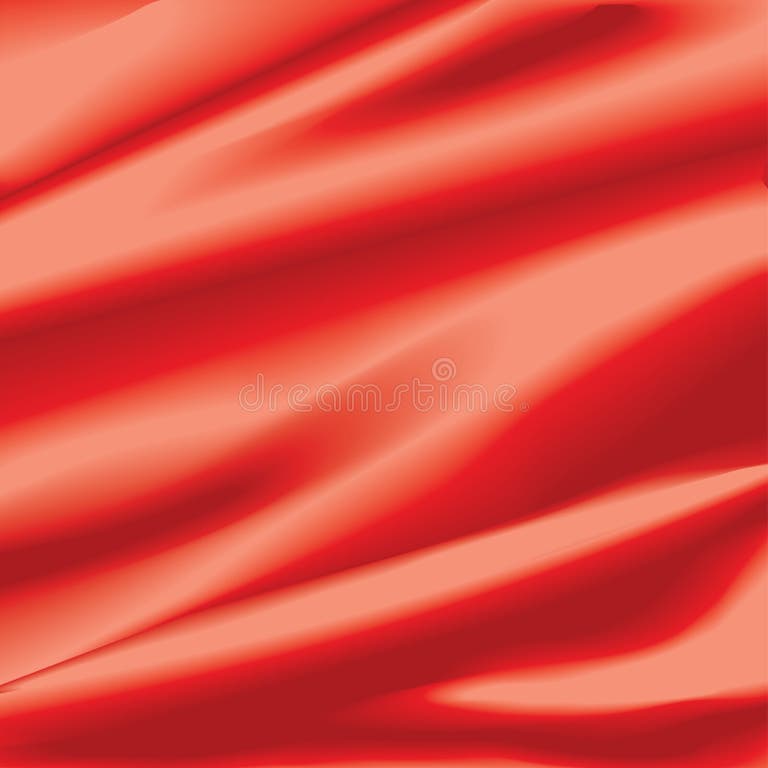 Red satin stock vector. Illustration of folded, luxurious - 46748522