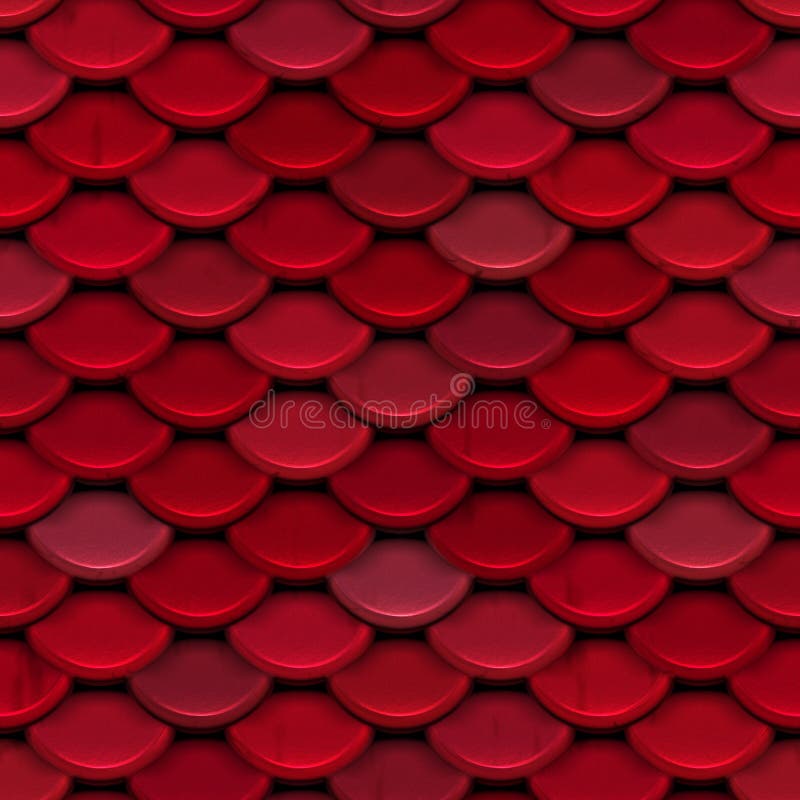 Red Scale Seamless Background Stock Image - Image of abstract, leather ...
