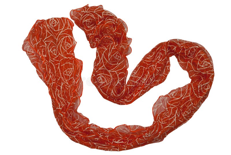 Red scarf stock image. Image of fabric, cold, kerchief - 41133751