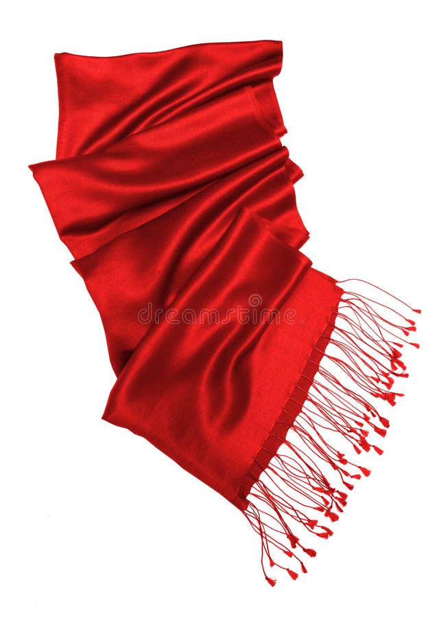 Wool red scarf stock image. Image of wool, detail, white - 3132953