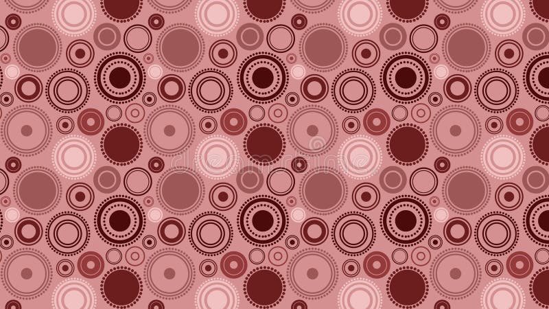 Red Scattered Circles Pattern Stock Vector - Illustration of circles ...