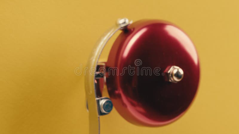 Red School Bell. Back To School Concept. Stock Video - Video of warning ...