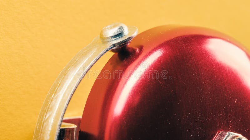 Red School Bell. Back To School Concept. Stock Image - Image of ring ...