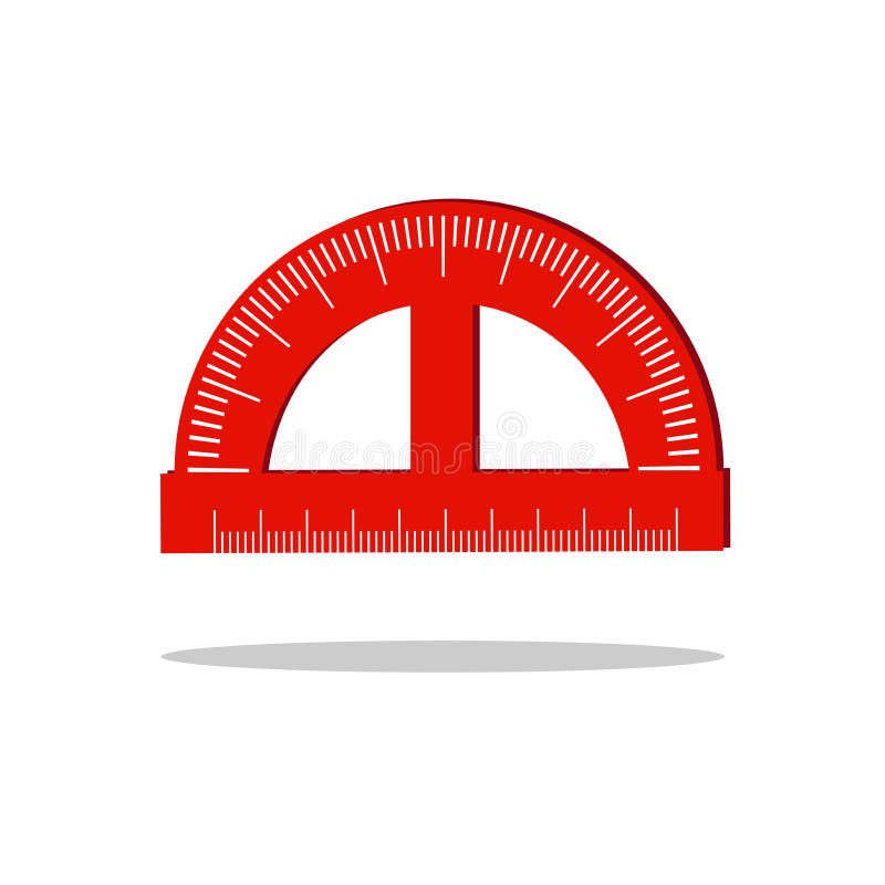 School Protractor Icon, Isometric Style Stock Vector - Illustration of ...