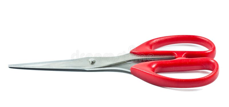 Red scissor stock photo. Image of steel, background, object - 17949946