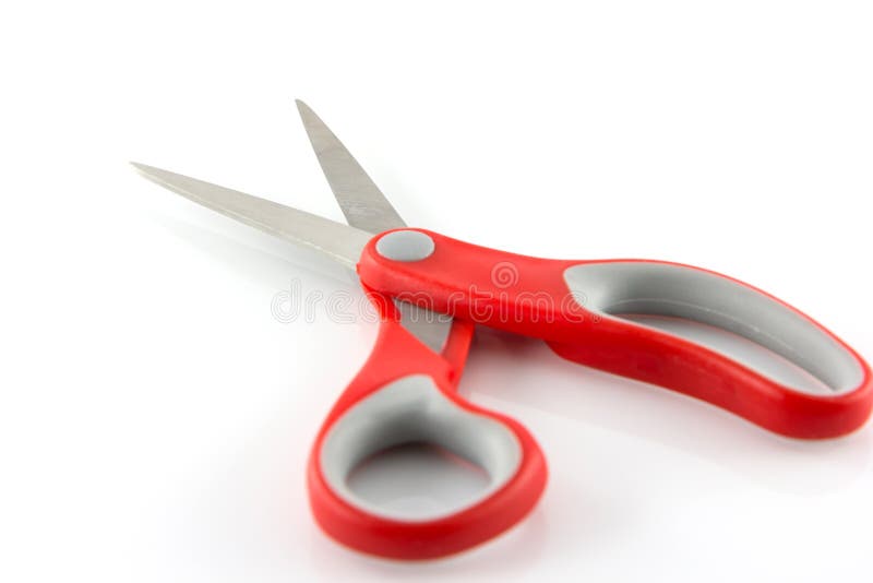 Red scissors isolate stock photo. Image of tool, metal - 41917132