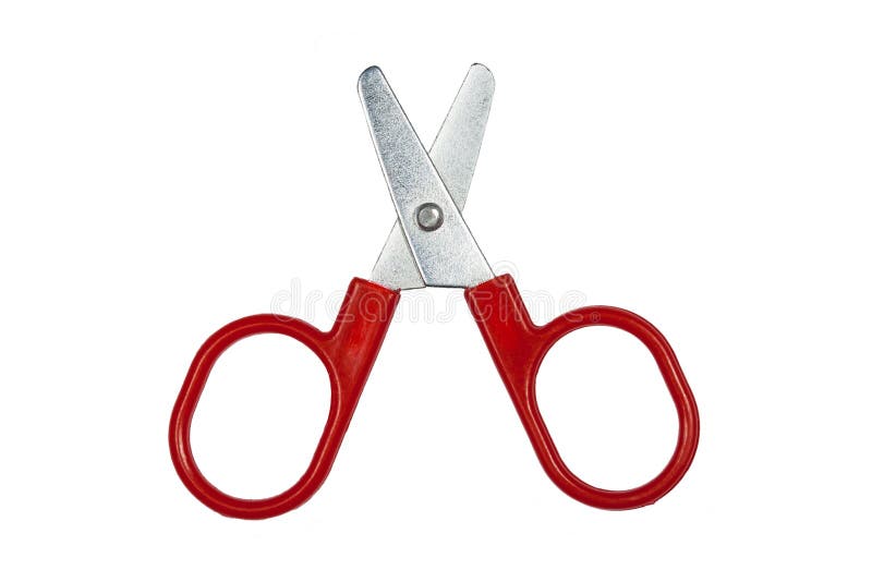 Red scissors stock image. Image of steel, education, handle - 56427931