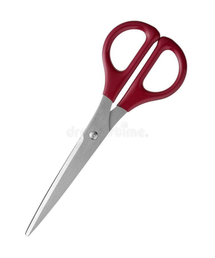 Scissors on a White Background Stock Photo - Image of open, background ...