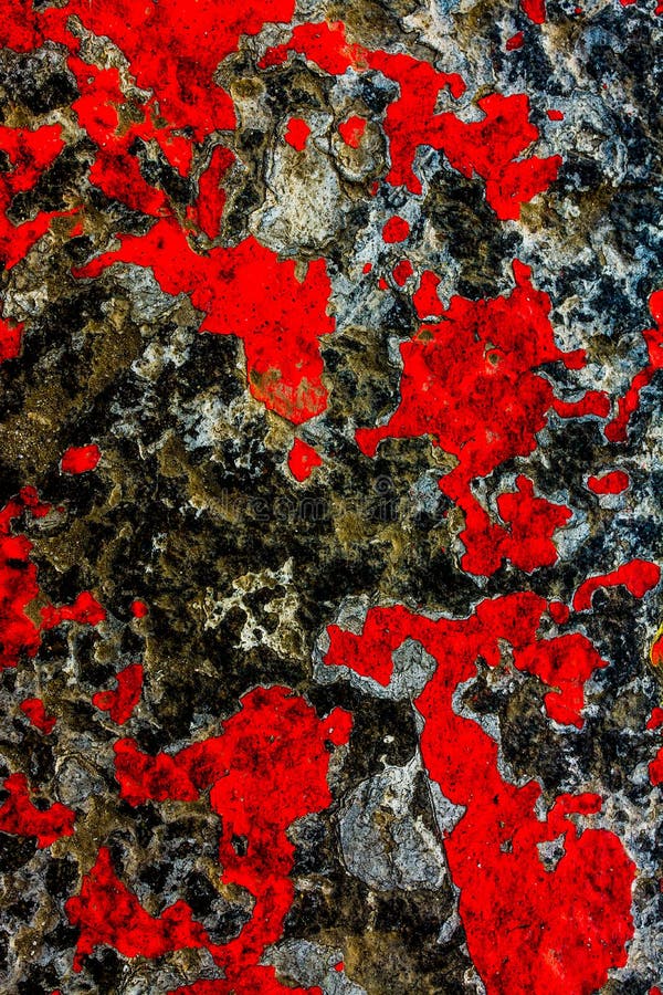 Red Scratched Wall stock photo. Image of damaged, stains - 42746370