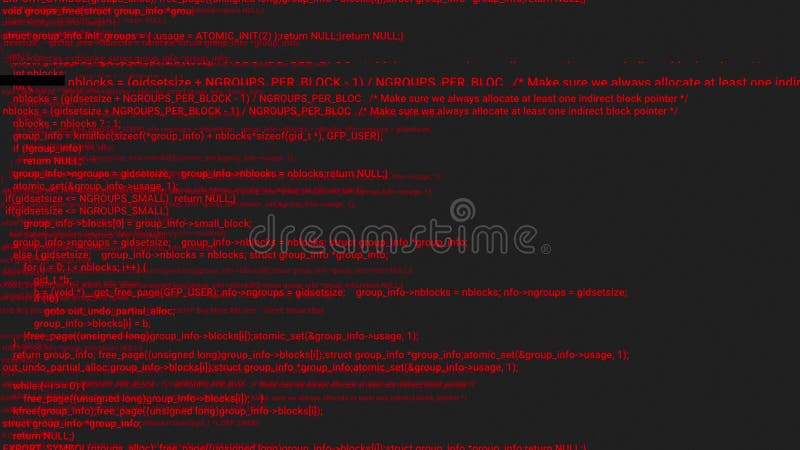 Red Screen Coding Hacker Concept Animation With Glitch Stock Video Video Of Background
