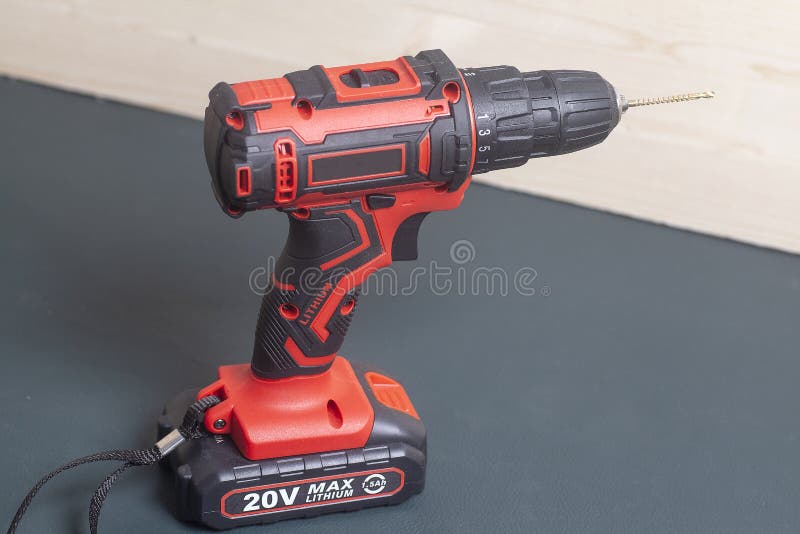Screwdriver or Drill Machine Stock Photo - Image of mechanics, builder ...
