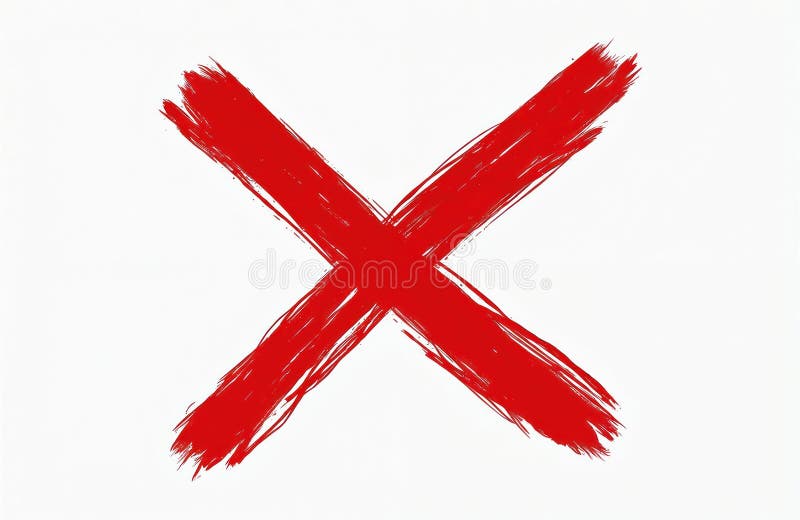 Red Scribble Doodle Cross Shape Design Element Stock Illustrations ...