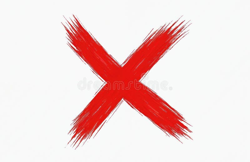 Red Scribble Doodle Cross Shape Design Element Stock Illustrations ...