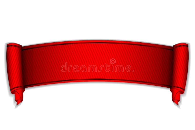 Red scroll stock vector. Illustration of holy, empty - 25100568