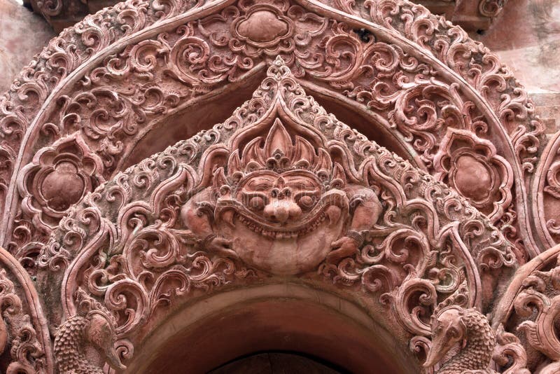 Red sculpture stock image. Image of northern, design - 26004483