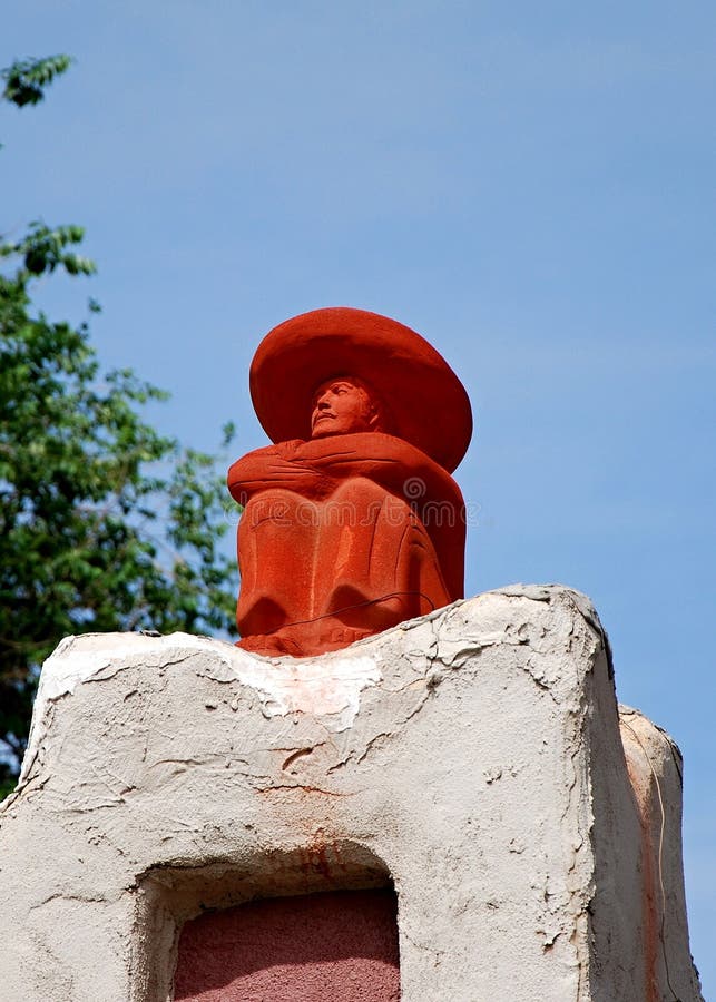 Red Sculpture in Downtown Albuquerque, New Mexico Stock Photo - Image ...