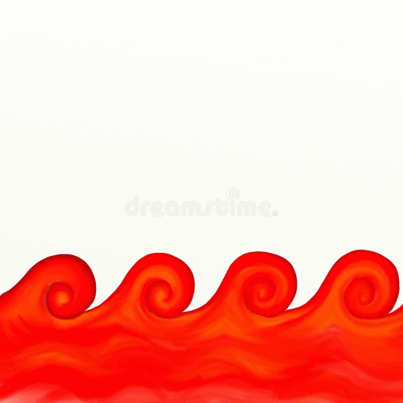 Red sea stock illustration. Illustration of artistic, colour - 3143822