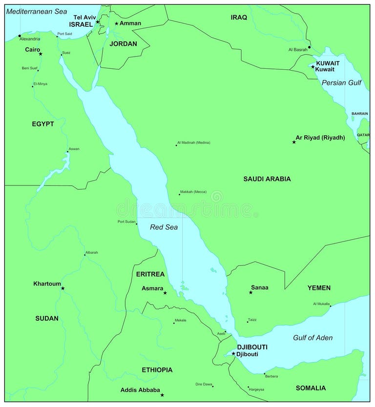 Red Sea Map Stock Illustrations – 10,691 Red Sea Map Stock ...