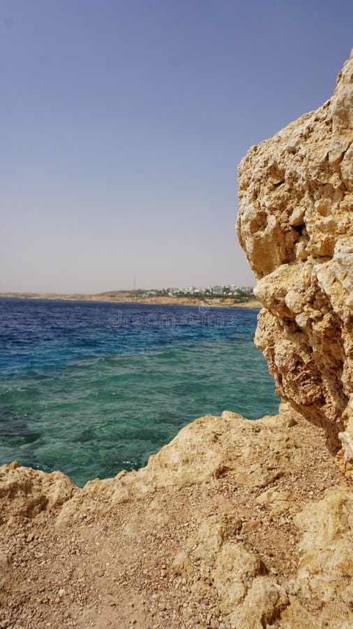 Red Sea Rocks Landscape in Sharm Al Shaikh Egypt Stock Photo - Image of ...