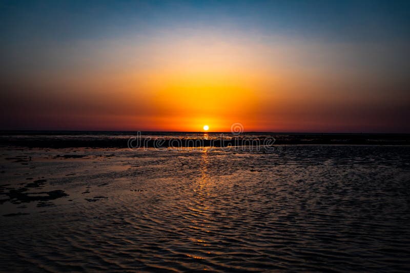 Red Sea Sunset in Saudi Arabia Stock Image - Image of coast, beautiful ...