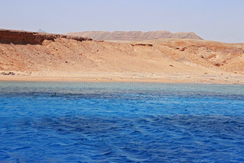 Red Sea Seashore on Ras Mohamed Territory Stock Image - Image of shore ...
