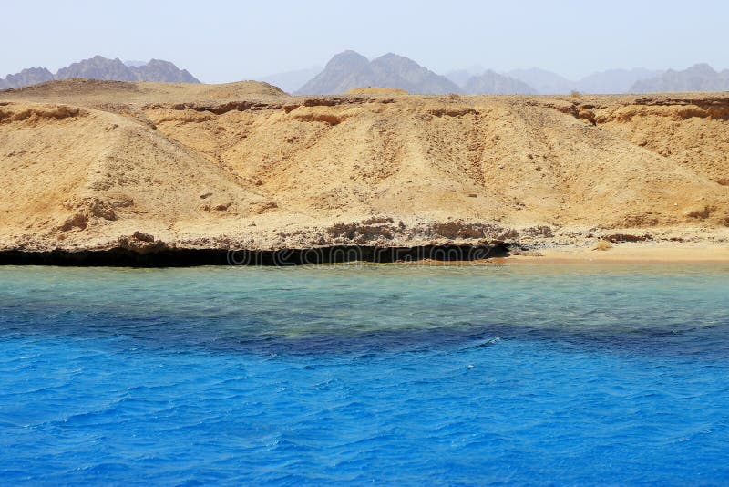 Red Sea Seashore on Ras Mohamed Territory Stock Image - Image of egypt ...