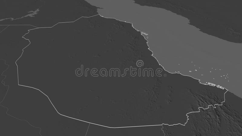 Red Sea, Sudan - Outlined. Bilevel Stock Illustration - Illustration of ...