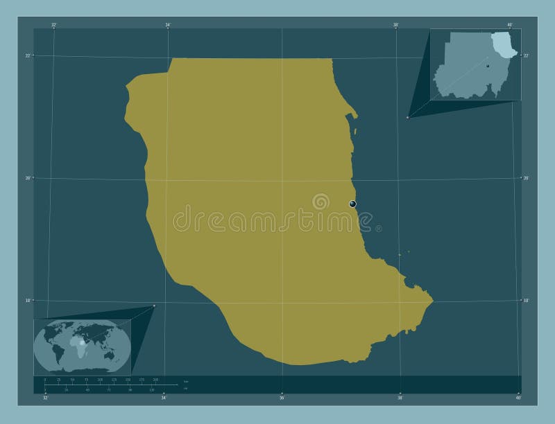 Red Sea, Sudan. Solid. Capital Stock Illustration - Illustration of ...