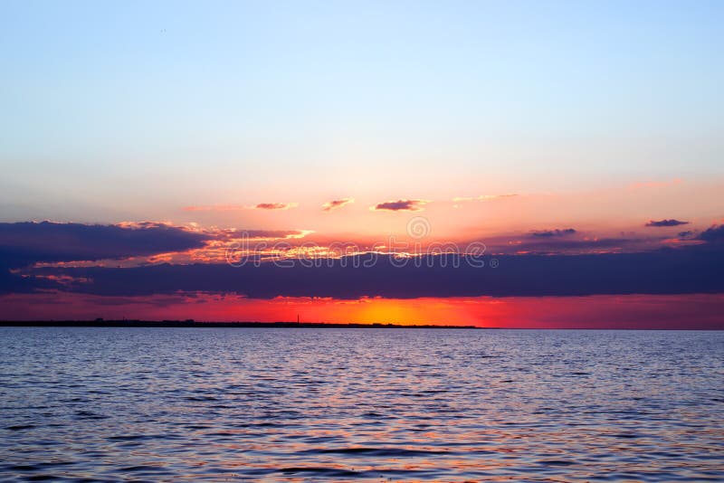 Red sea sunset stock image. Image of golden, season, morning - 84727237