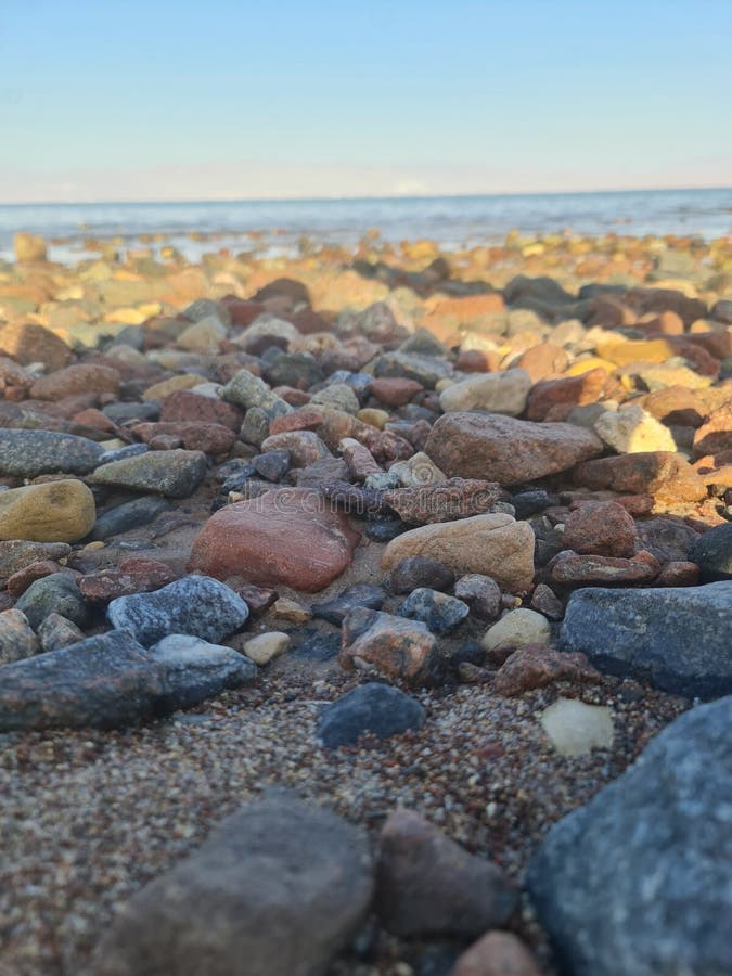 The Red Sea in Taba Egypt stock image. Image of pebble - 274986423