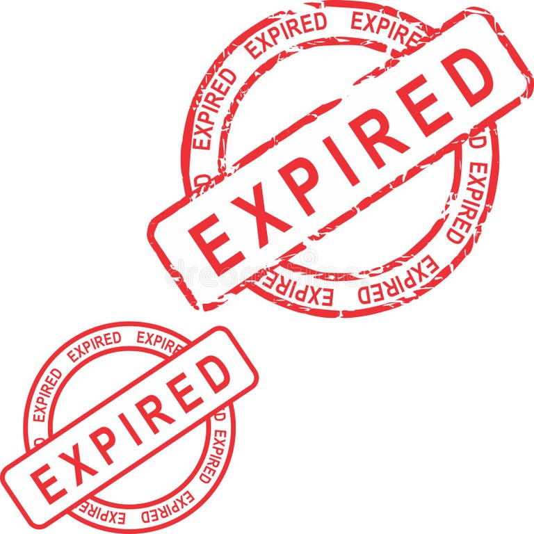 Expired Text Seal Stock Illustrations – 386 Expired Text Seal Stock ...