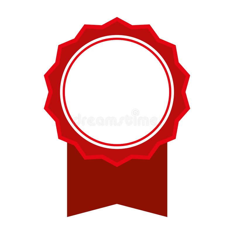 Red Seal Stamp Icon. Label Design. Vector Graphic Stock Illustration ...