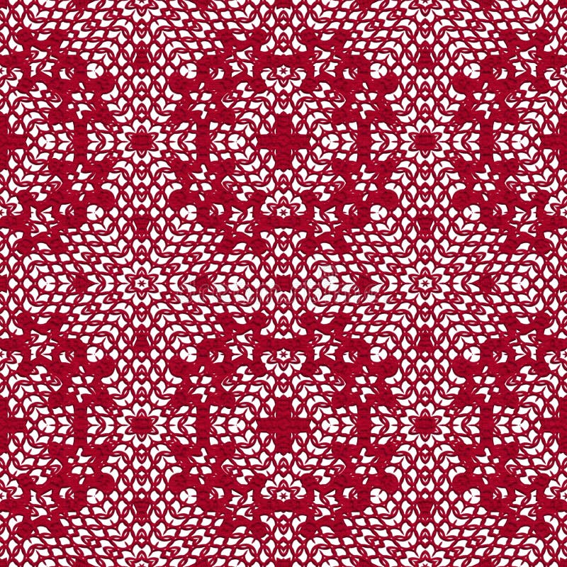 Red Seamless Lace stock illustration. Illustration of wedding - 41133015
