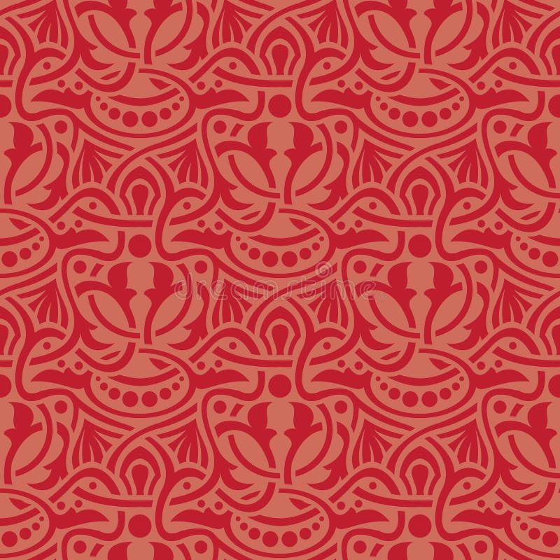 Red seamless pattern stock vector. Illustration of patterns - 29485817