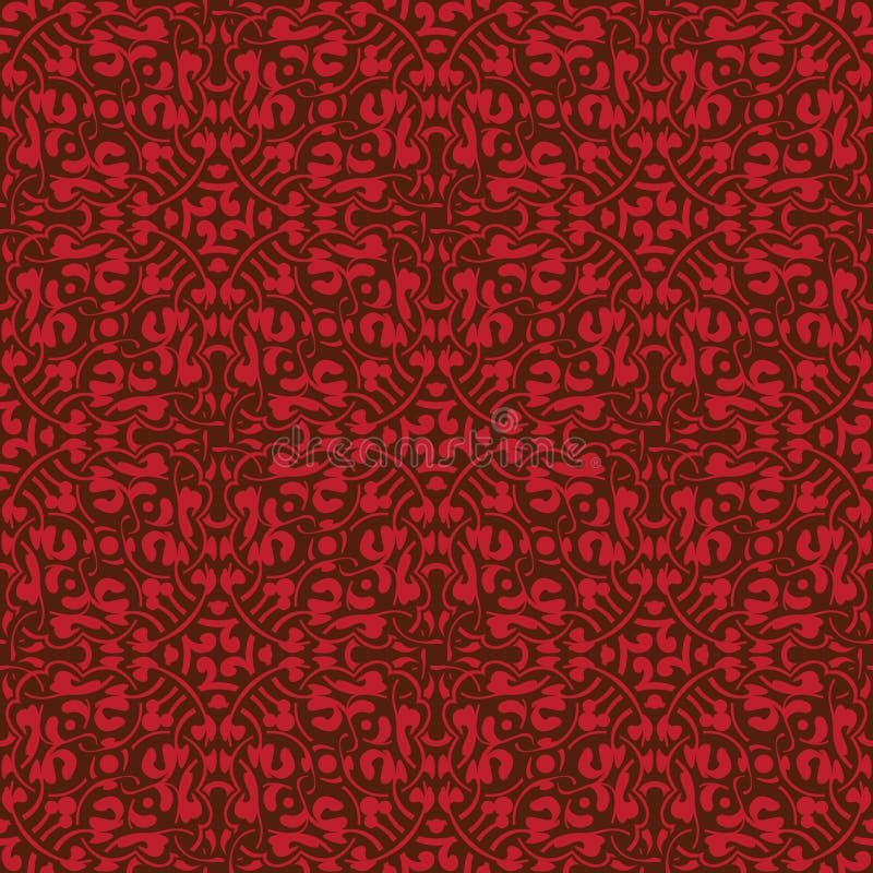Red seamless pattern stock vector. Illustration of pattern - 32894421