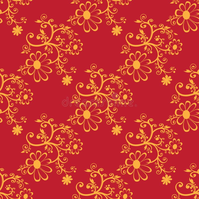 Red seamless pattern stock vector. Illustration of background - 59164954