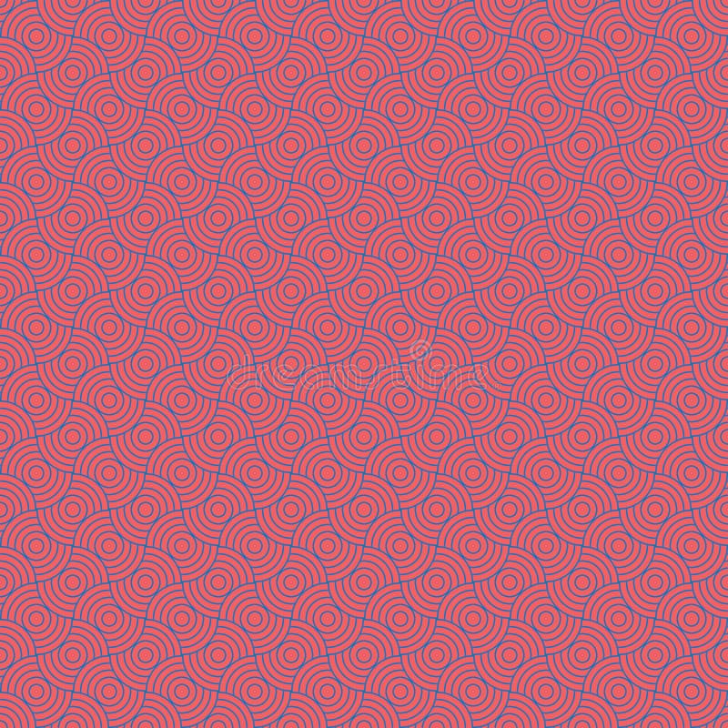 Red Seamless Pattern. Modern Stylish Texture. Repeating Geometric Tiles ...