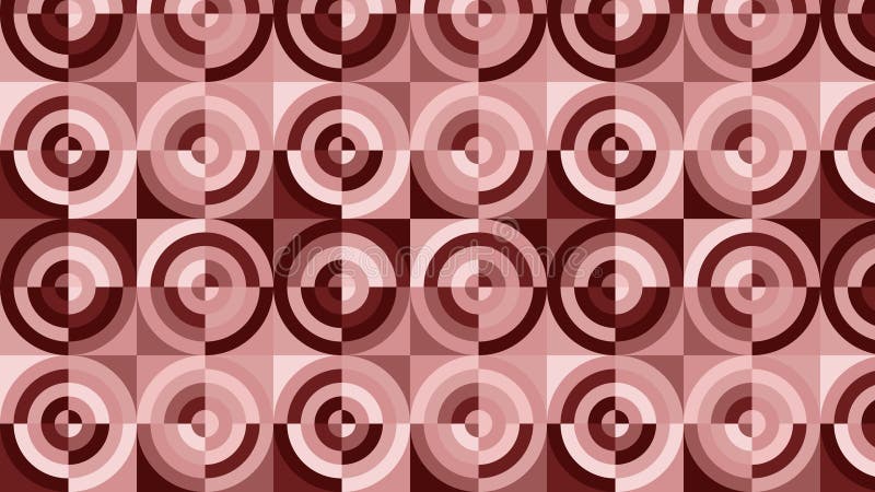 Red Seamless Quarter Circles Background Pattern Illustration Stock ...