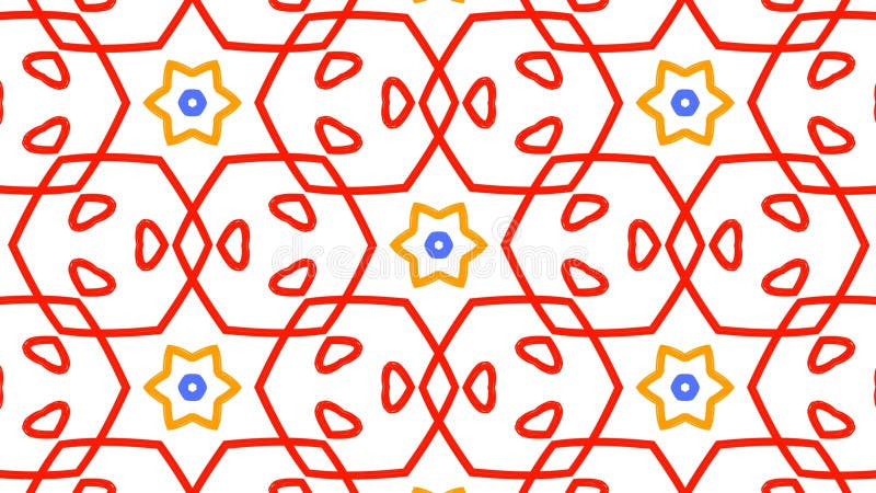 Red Seamless Repeatable Abstract Geometric Pattern Vector Illustration ...